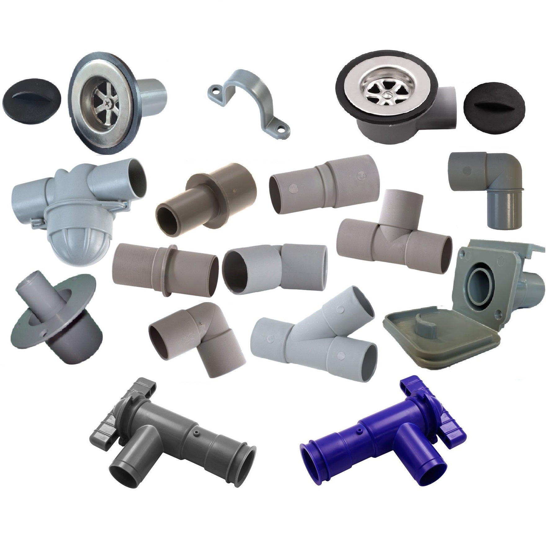 28mm Rigid Waste Pipe & Fittings – Rebel Leisure Direct Ltd