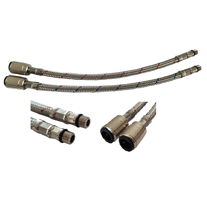 Pair of 300mm 12mm Push Fit x M10 Flexi Tap Hose Tails – Rebel Leisure ...