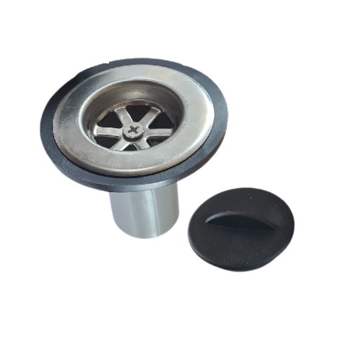 1¾" (45mm) - 28mm ID Push Fit Grey Straight Sink Waste Fitting | 81306 ...