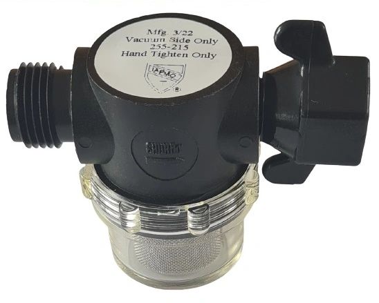 Shurflo/Fiamma/Seaflo pump filter/strainer 1/2"BSP Male Inlet - 1/2"BS ...